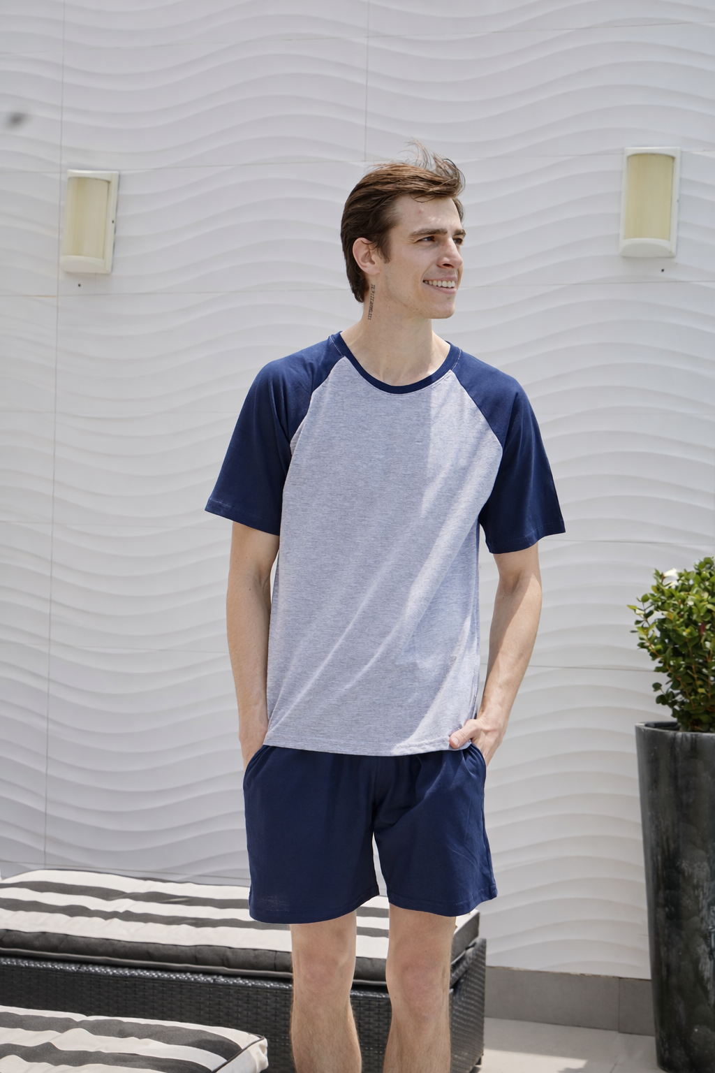 Pijama Hombre Algodón - Daniel – LIMA BASICS